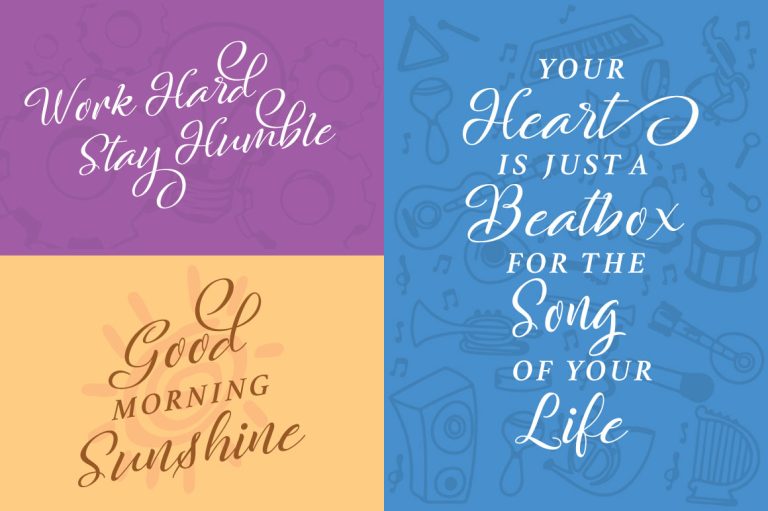 Rachella Script Free Typeface – Type & Graphic Design